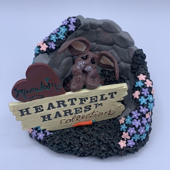 minikins | Accents | Rare Vintage 94 Minikins Heartfelt Hares ...